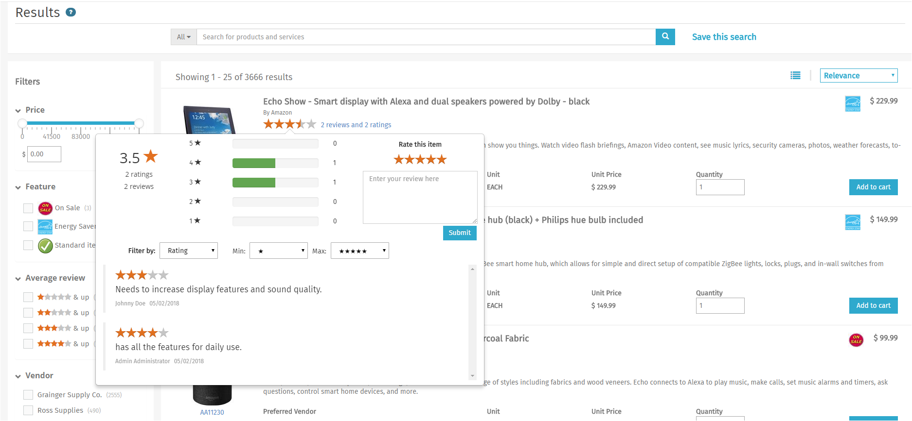 SmartSearch: Finding the Right Products and Complying with Purchasing ...